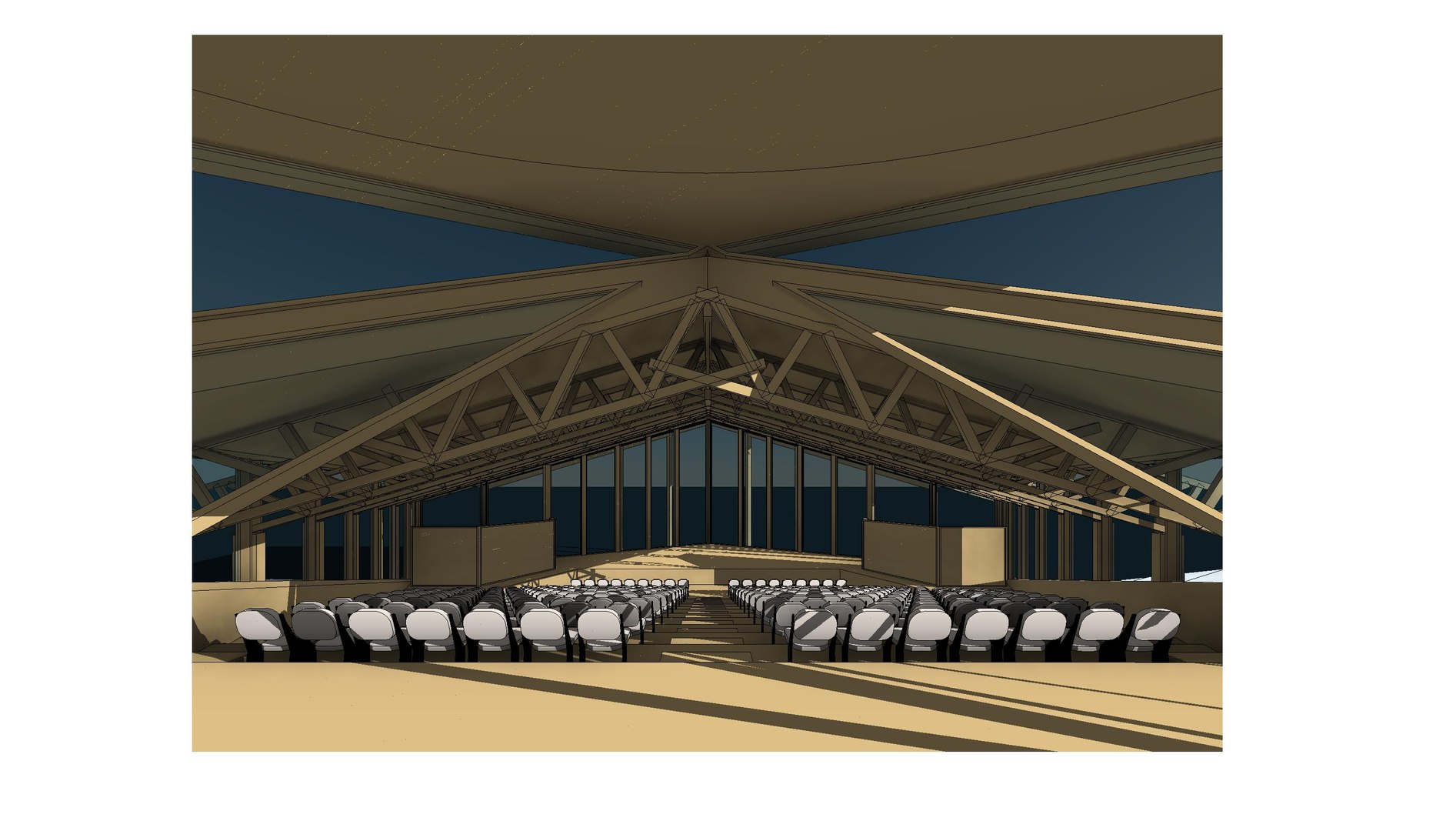 Architectural Science Conference Centre 3d Model