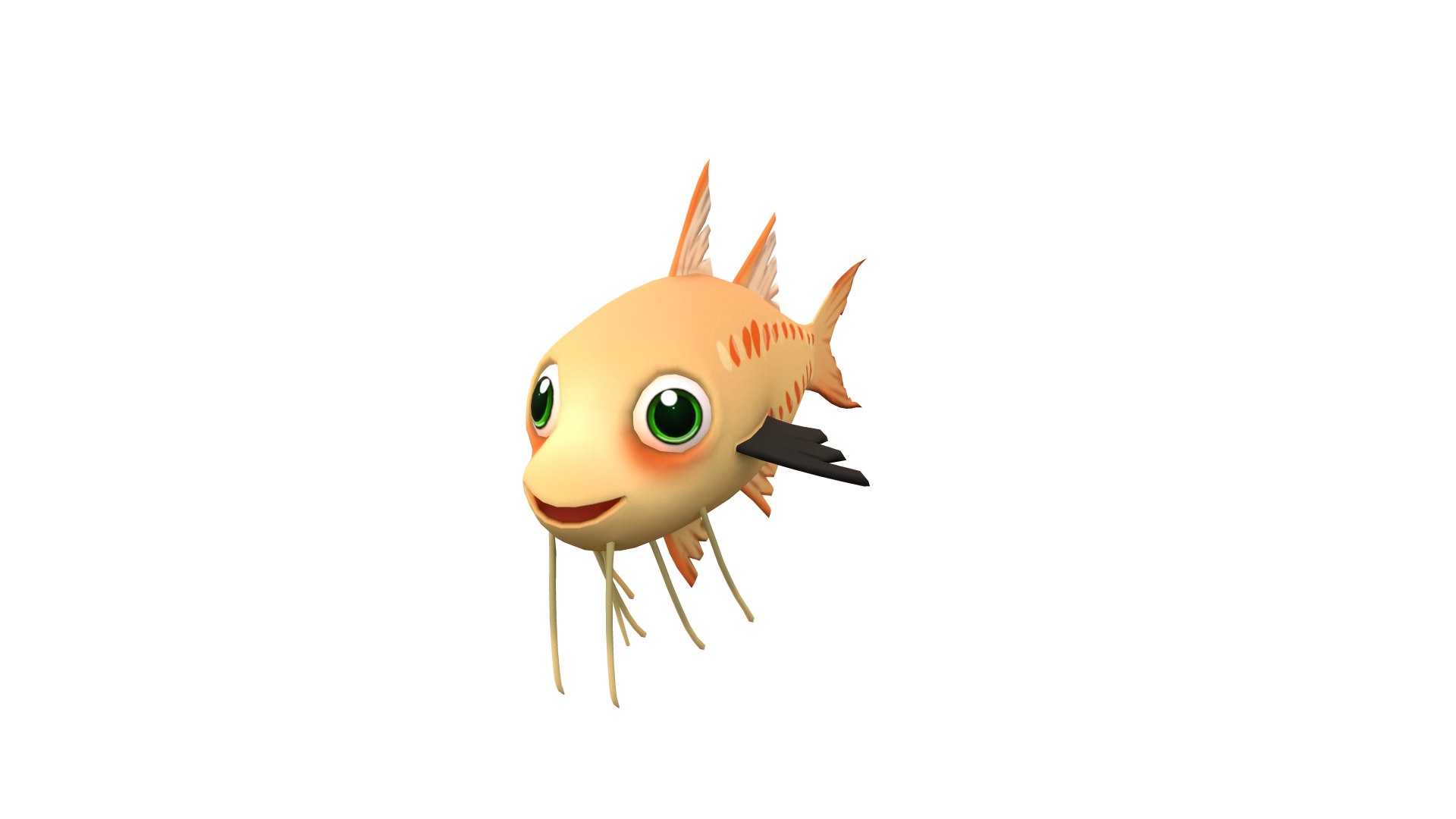 3D fish toon animation - TurboSquid 1585815