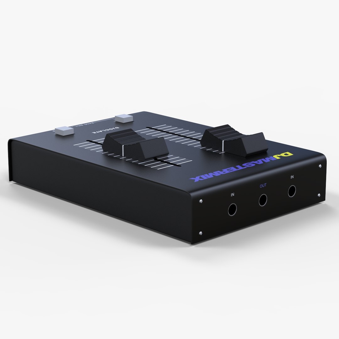 3D Soundboard Small Table Mixer Model - TurboSquid 1205307