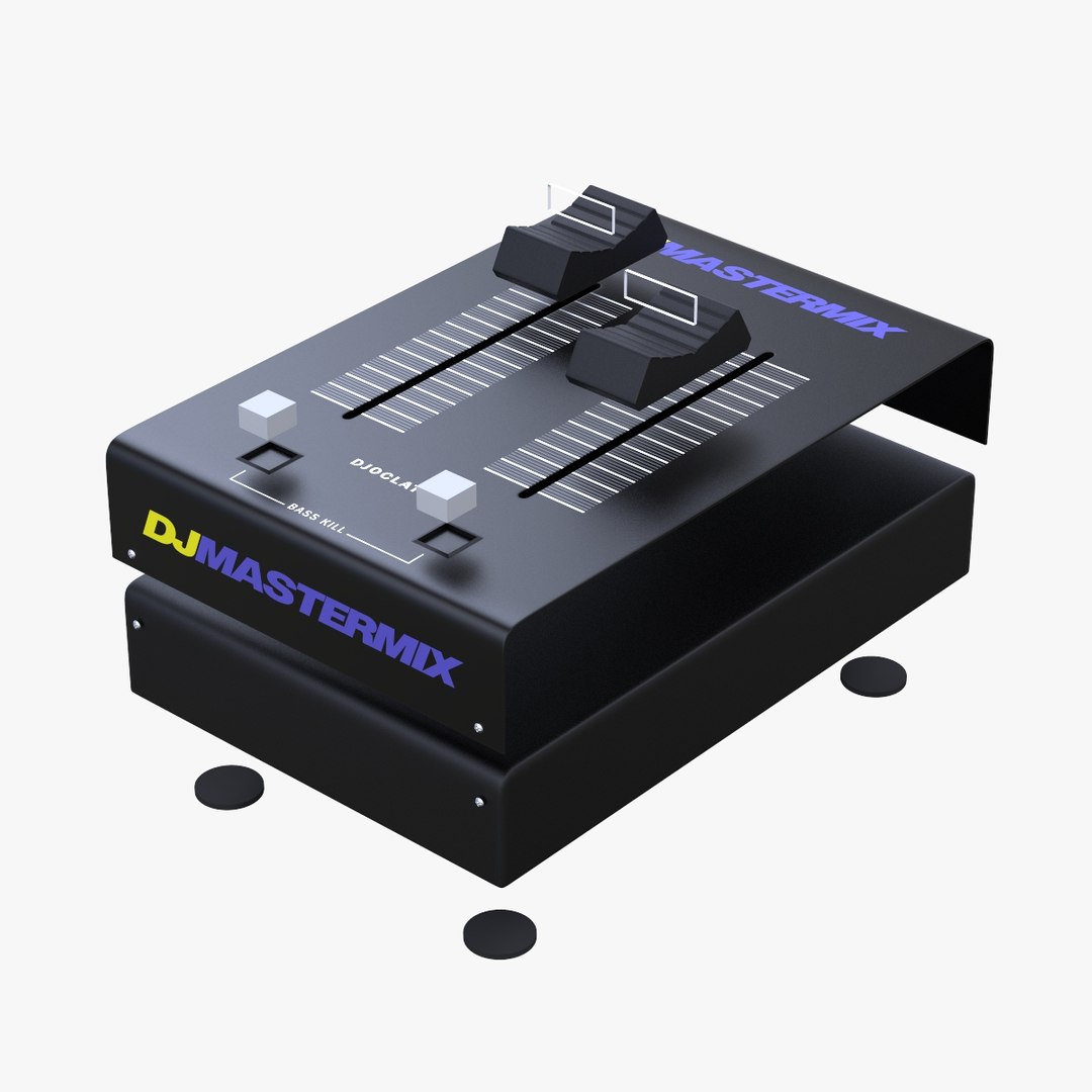 3D Soundboard Small Table Mixer Model - TurboSquid 1205307