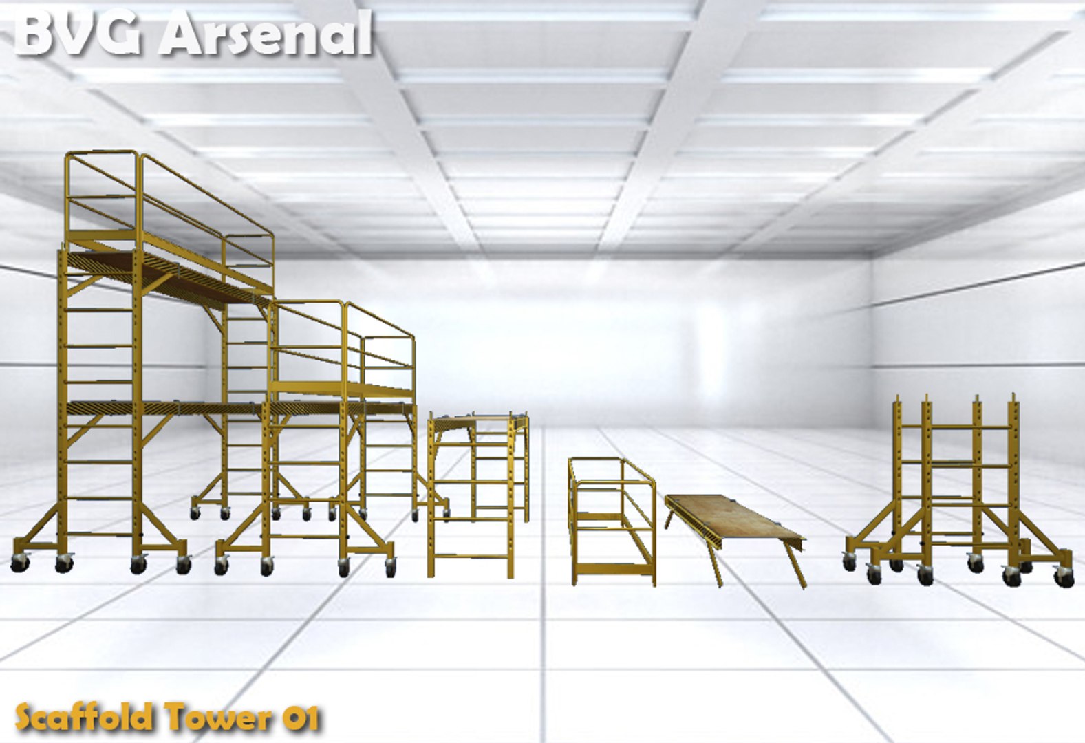 3d Modular Scaffold Model