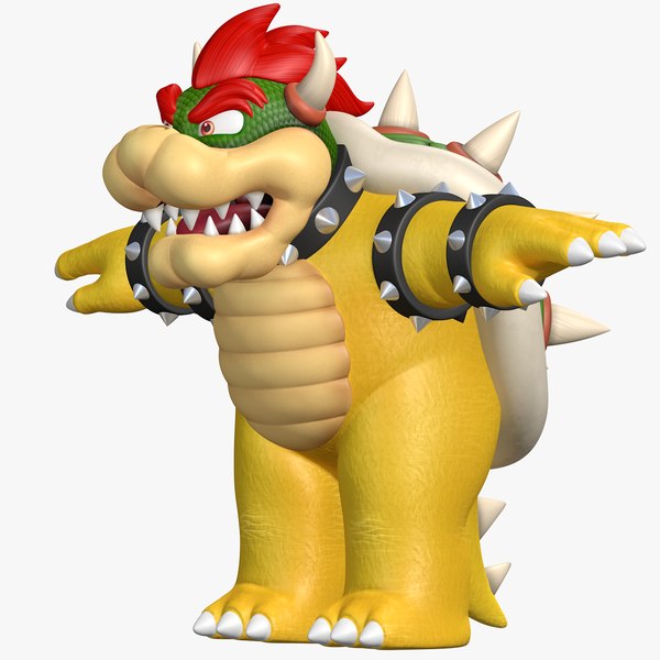 modelo 3d Bowser Koppa Personaje Mario Chispas de esperanza ...