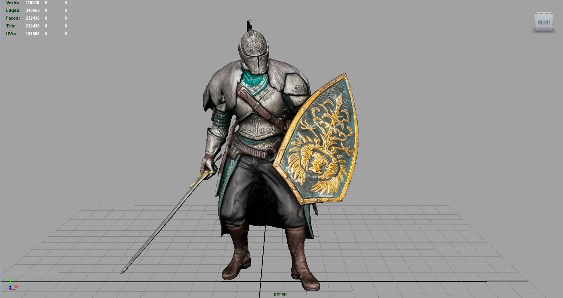 Faraam Knight 3D - TurboSquid 1253282
