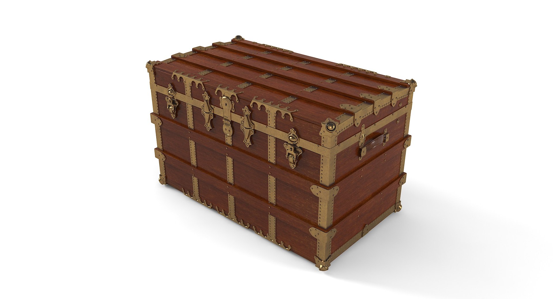 Vintage Trunk 3D Model - TurboSquid 1188284