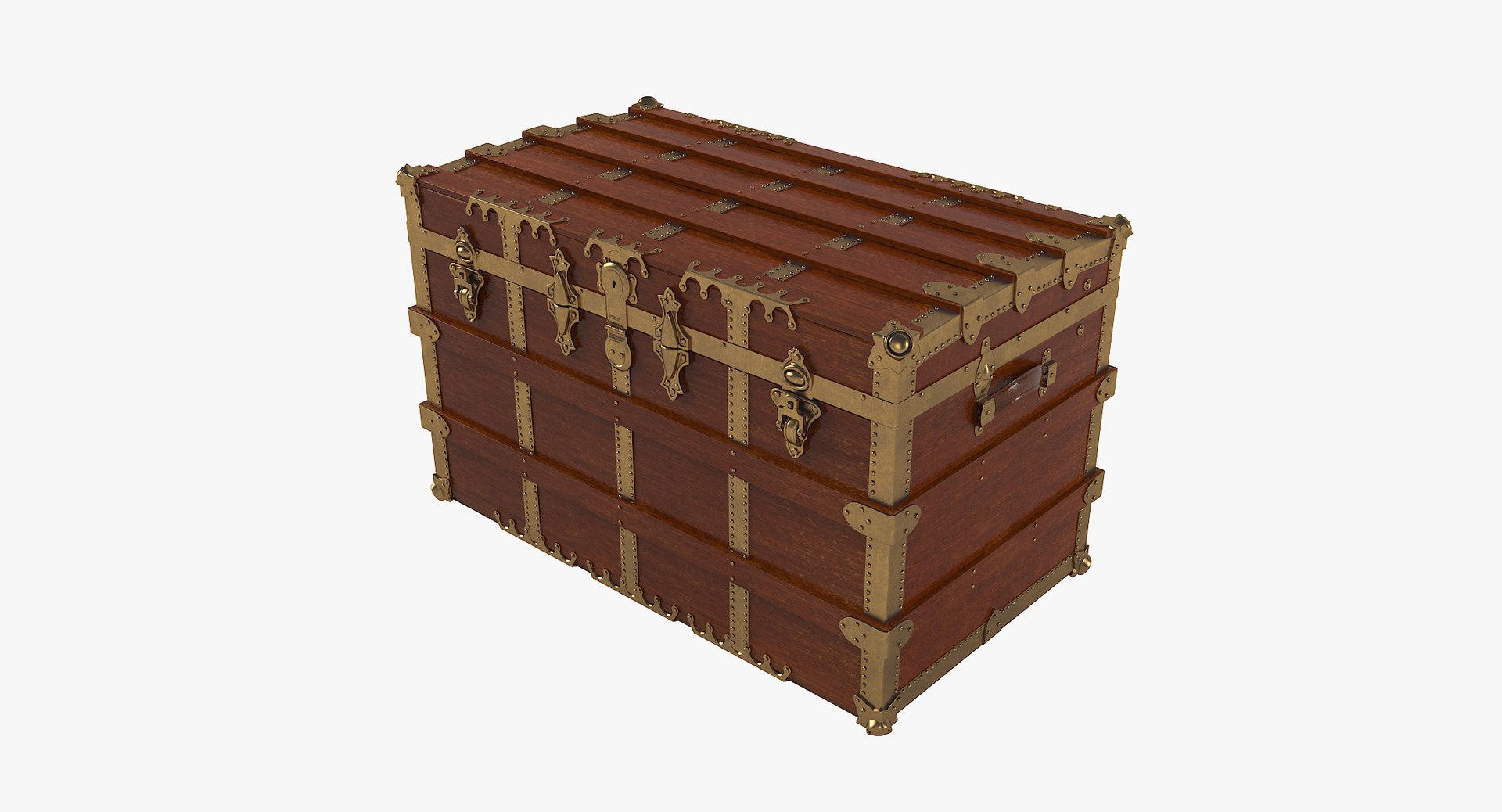 Vintage Trunk 3D Model - TurboSquid 1188284