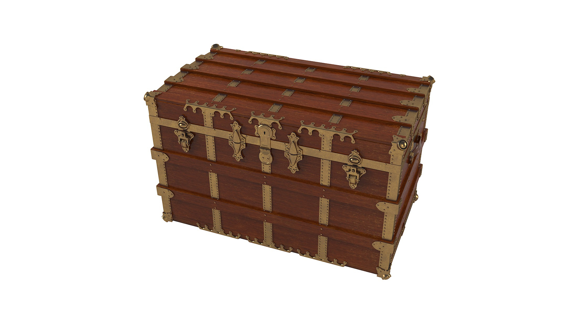 Vintage Trunk 3D Model - TurboSquid 1188284