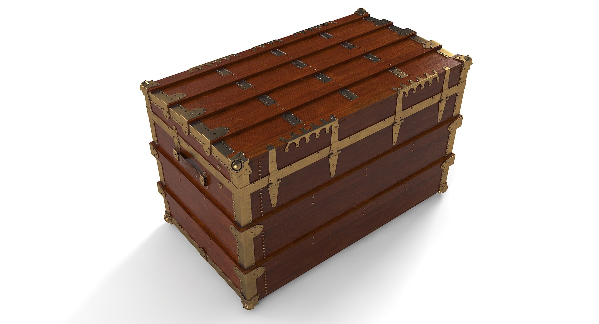 Vintage Trunk 3D Model - TurboSquid 1188284