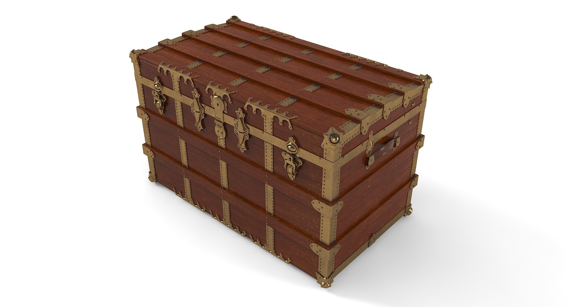 Vintage Trunk 3D Model - TurboSquid 1188284