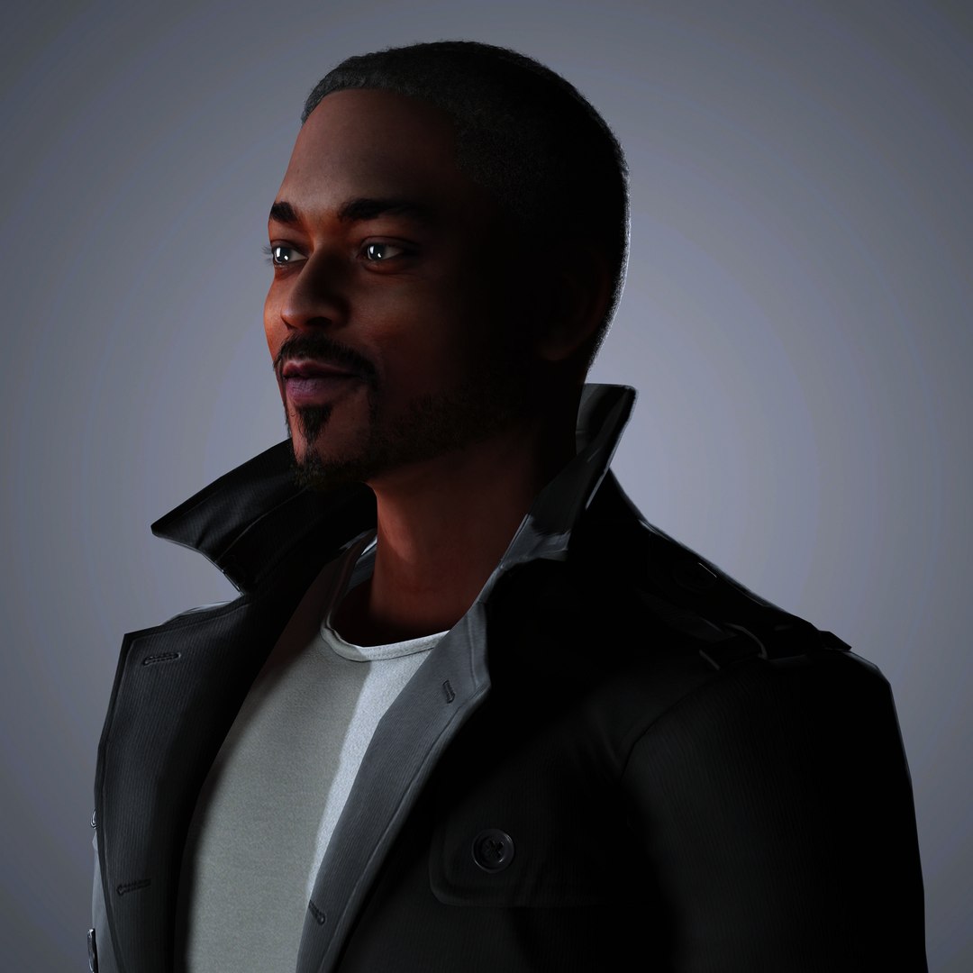 Anthony Mackie Character 3D Model - TurboSquid 2346306
