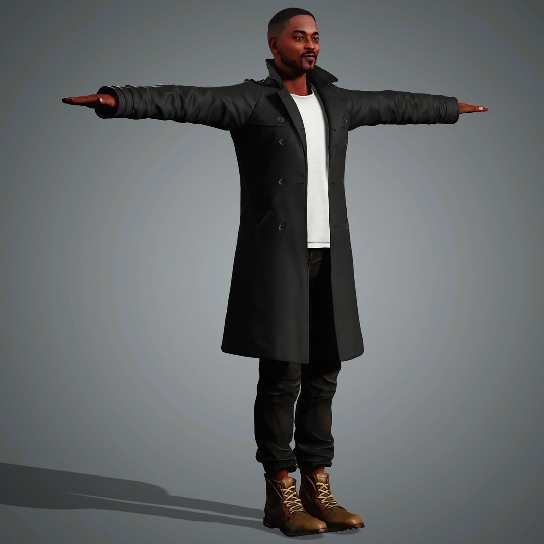 Anthony Mackie Character 3D Model - TurboSquid 2346306
