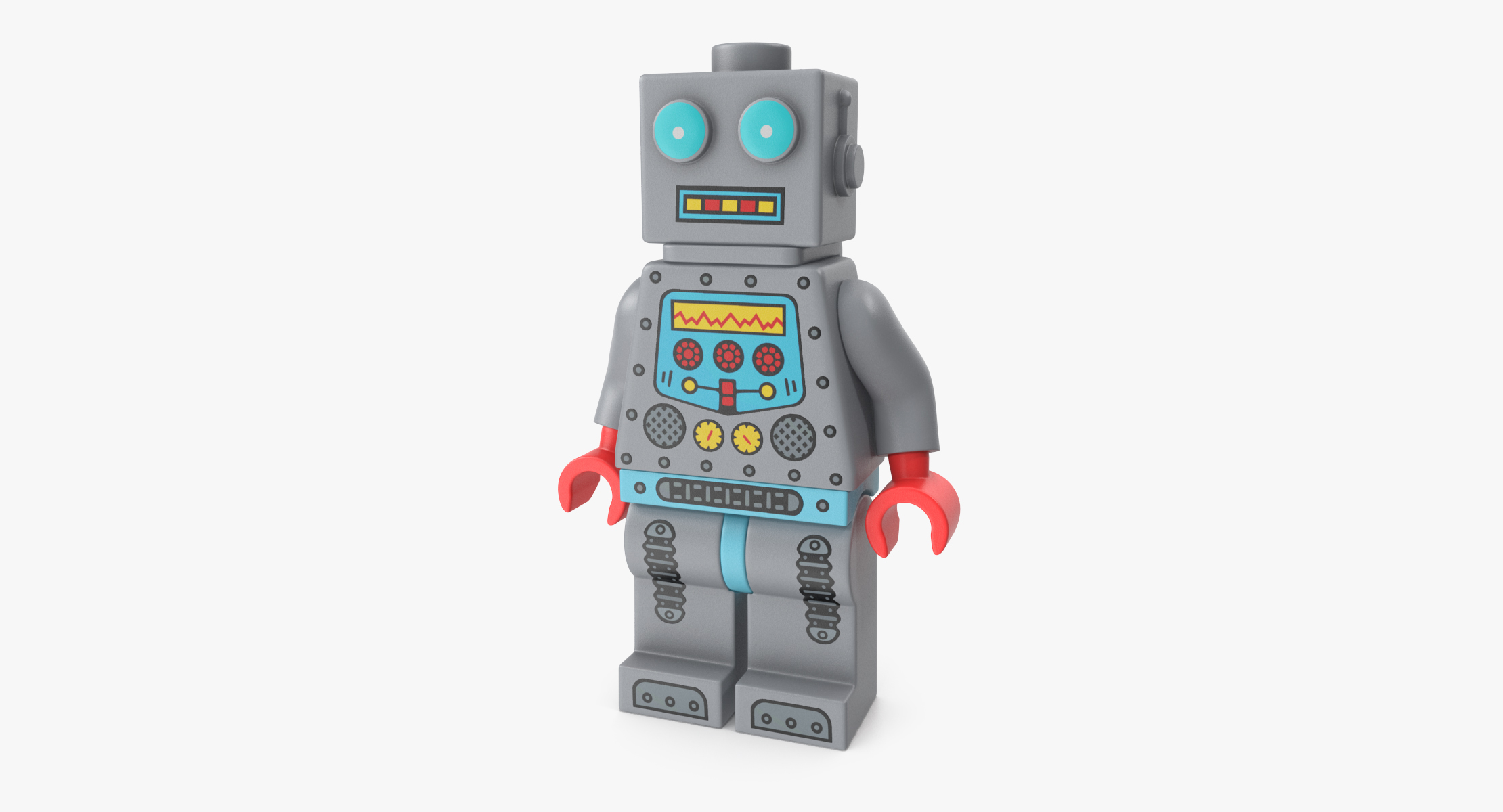 modelo 3d Lego Robot Minifigure - TurboSquid 1214478