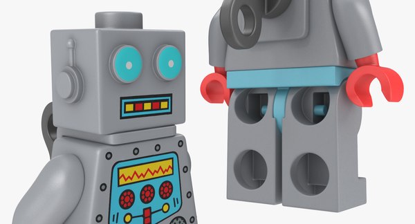 modelo 3d Lego Robot Minifigure - TurboSquid 1214478