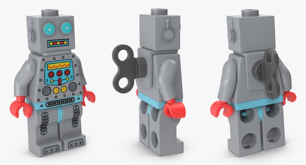 Lego robot minifigure model - TurboSquid 1214478