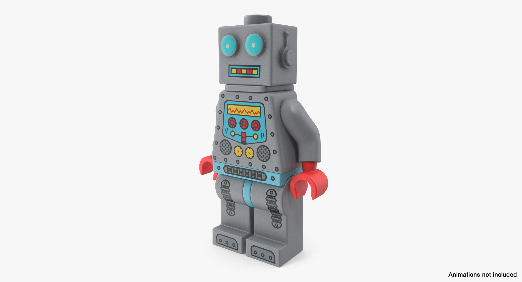 modelo 3d Lego Robot Minifigure - TurboSquid 1214478