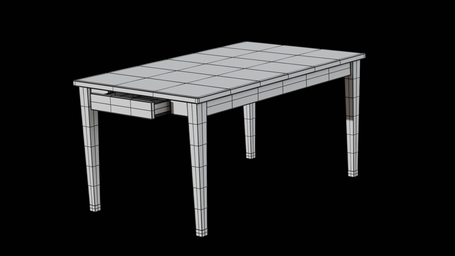3D Model Table Wood Dining - TurboSquid 1680526