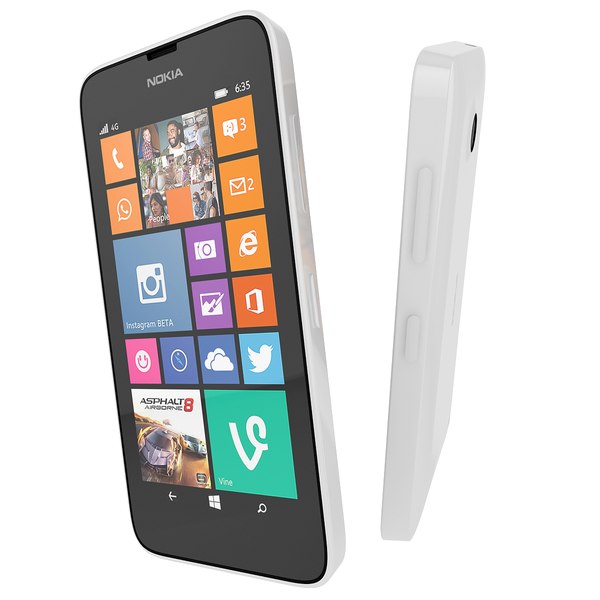 3d model of nokia 630 smartphone available