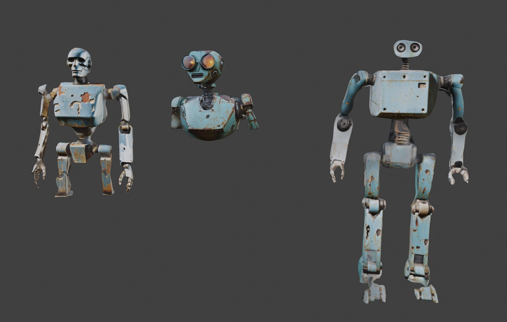 3D Hard Surface Robot Components Model - TurboSquid 2254057