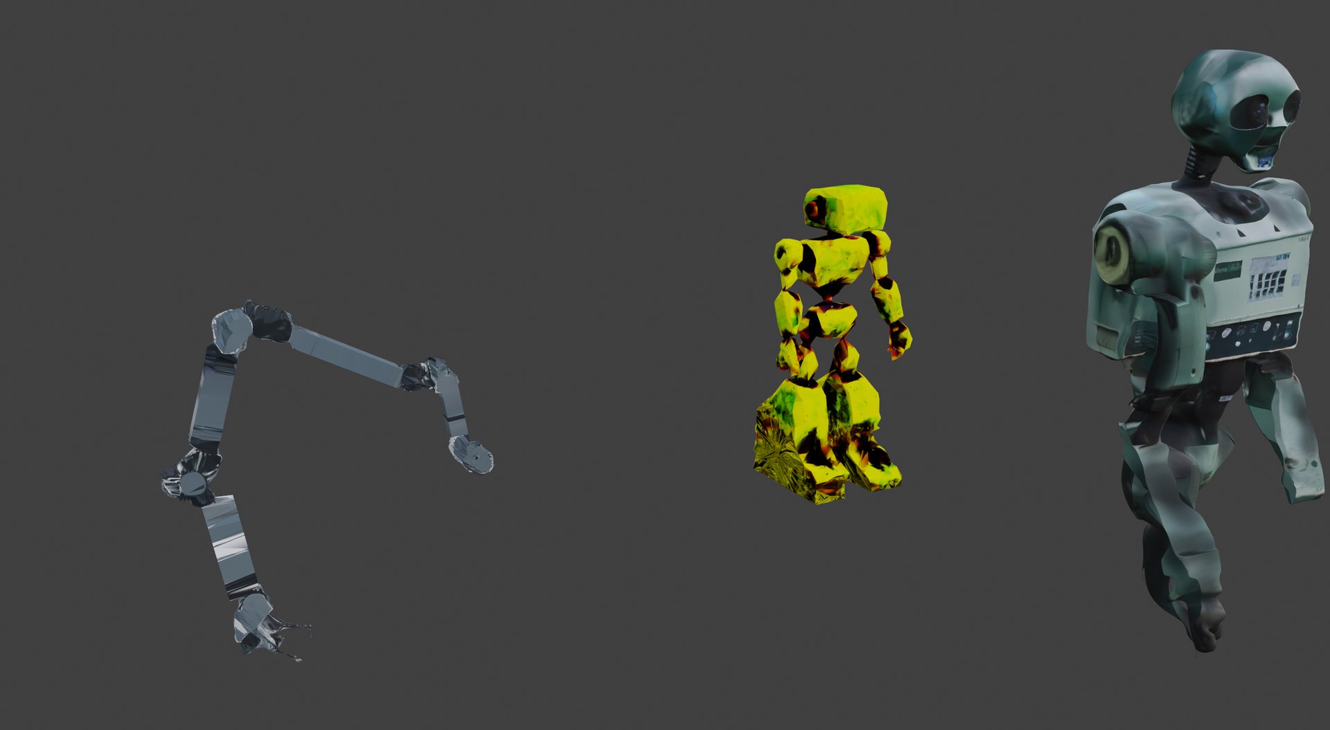 3D Hard Surface Robot Components Model - TurboSquid 2254057