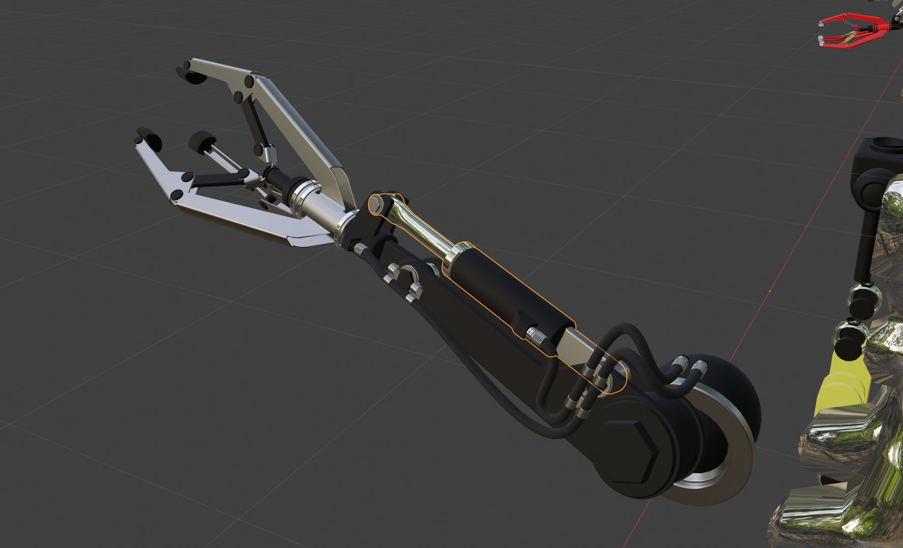 3D Hard Surface Robot Components Model - TurboSquid 2254057