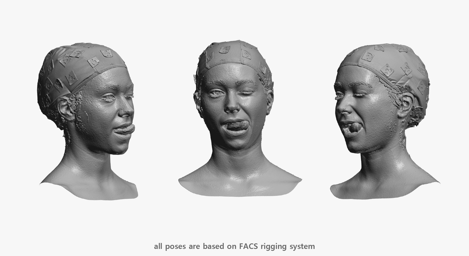 Freya RAW Scans Main Expression Set - 10 Poses Collection Model ...