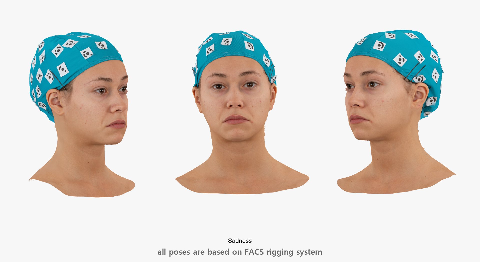 Freya RAW Scans Main Expression Set - 10 Poses Collection Model ...