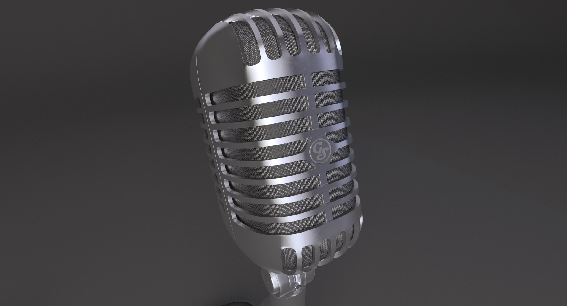 3D Model Retro Microphone - TurboSquid 1256038