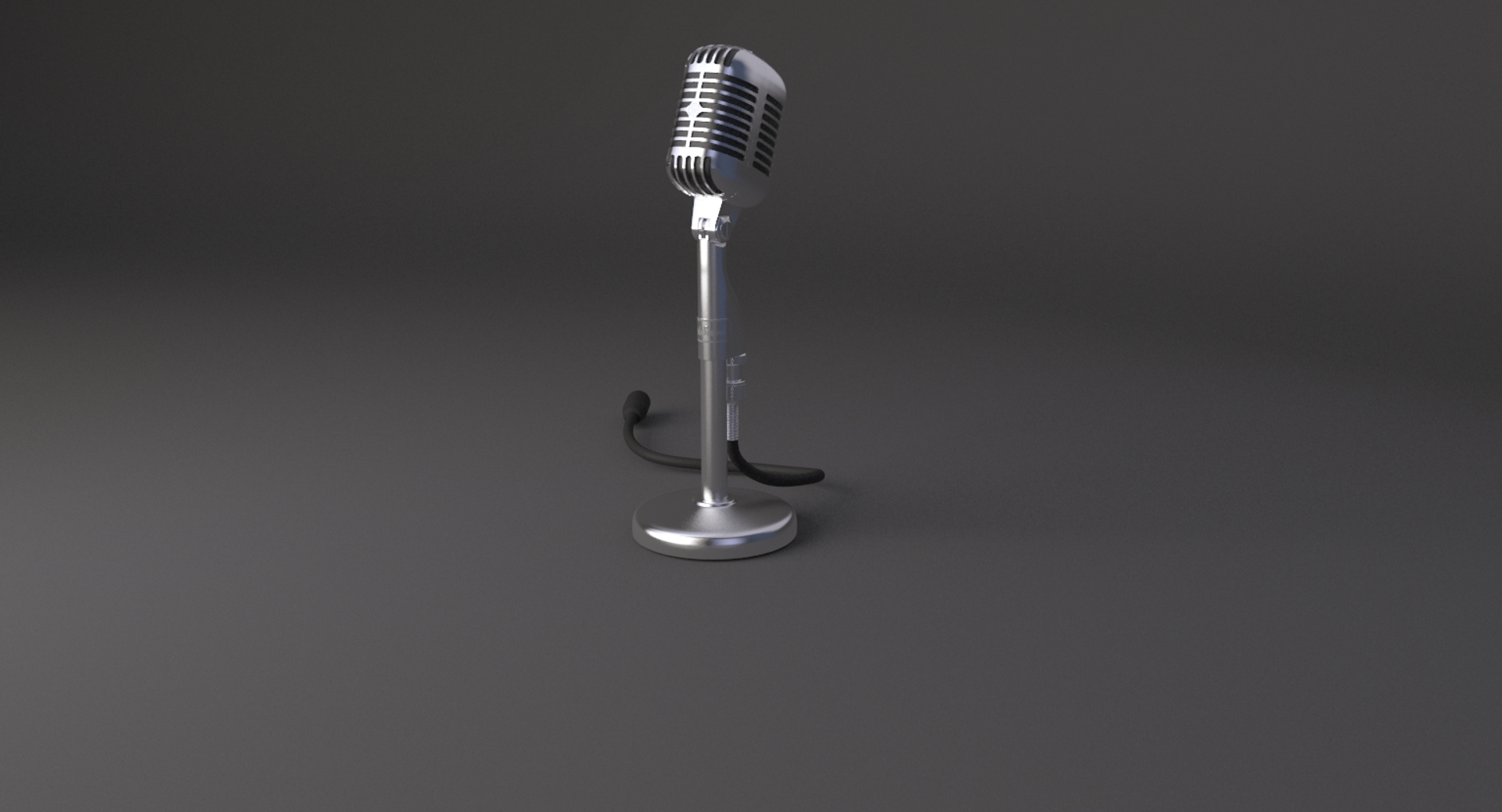 3D Model Retro Microphone - TurboSquid 1256038
