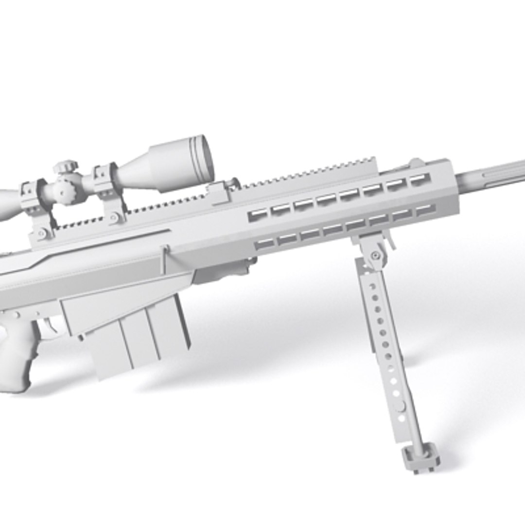 Dwg Barrett M82 Rifle M82a1m