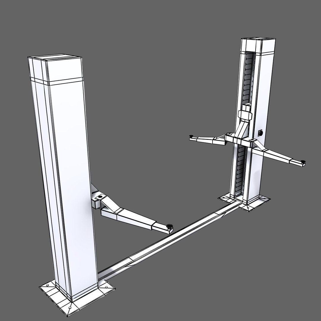 Car Lift 3d Model