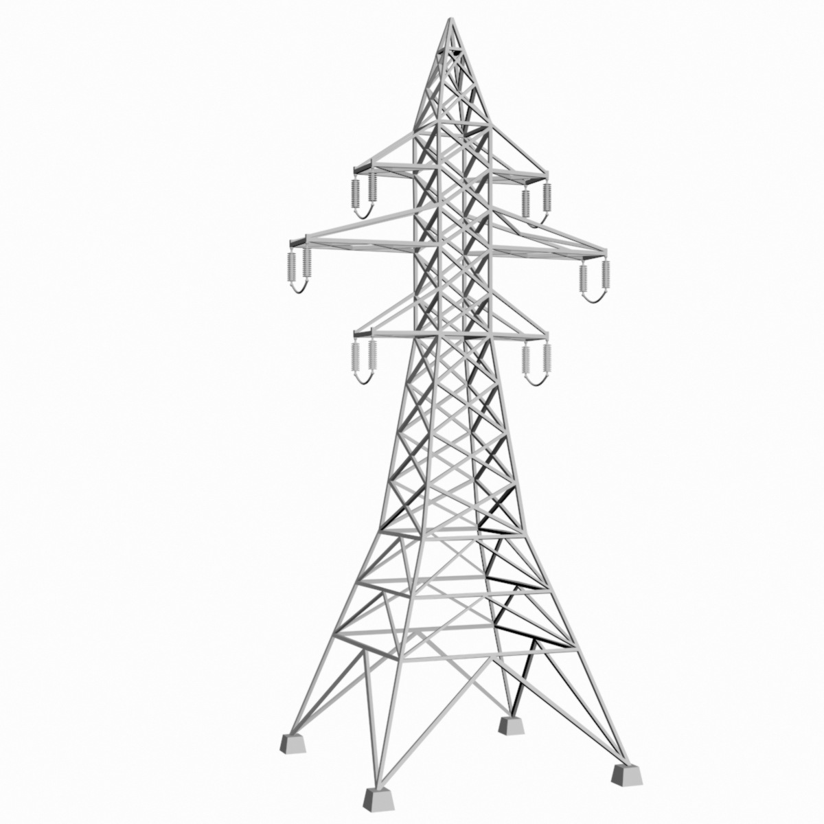 power line 3d model