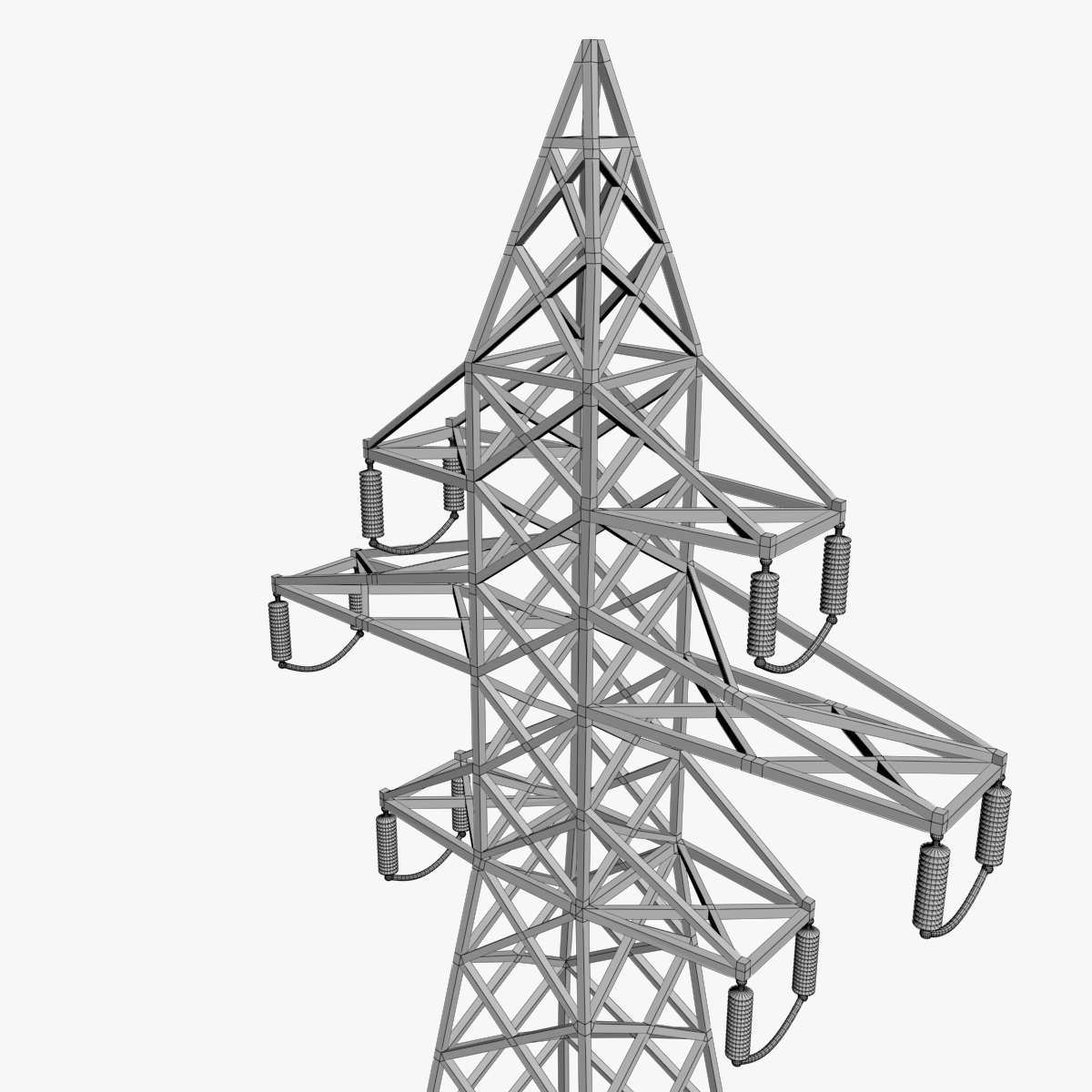 power line 3d model