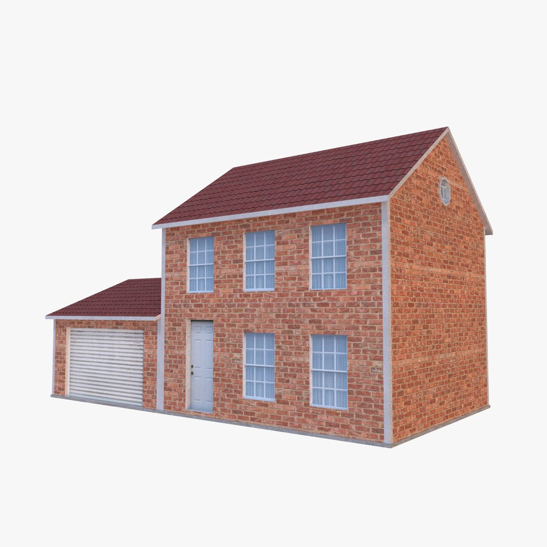 realistic garage - 3d model