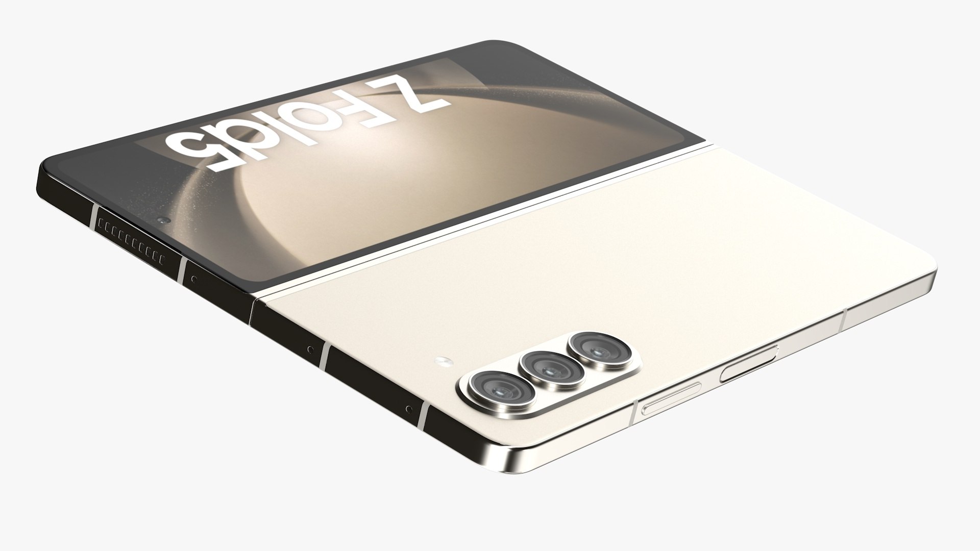 Samsung Galaxy Z Fold 5 Beige 3D Model - TurboSquid 2099353