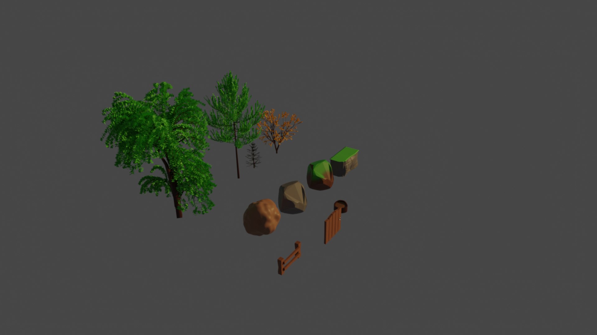 3D Model Stylized Nature Pack 3D - TurboSquid 2287301
