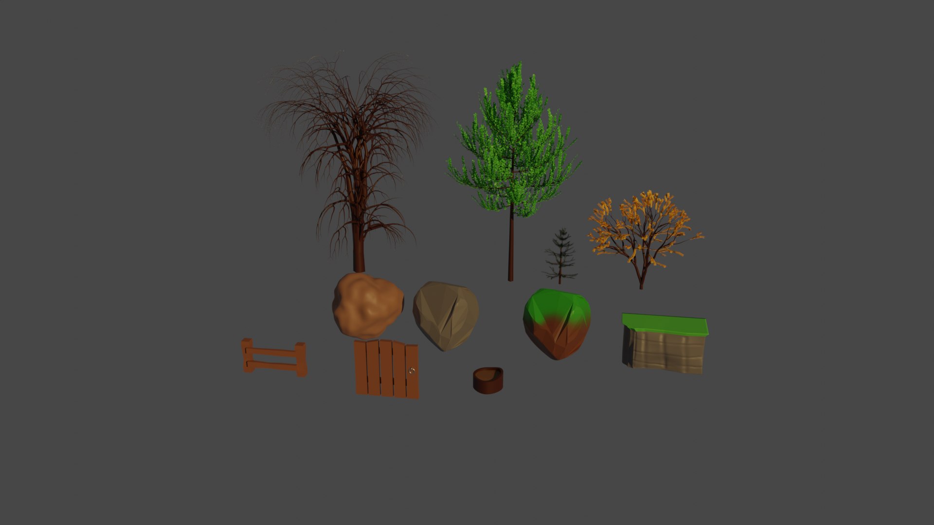 3D Model Stylized Nature Pack 3D - TurboSquid 2287301