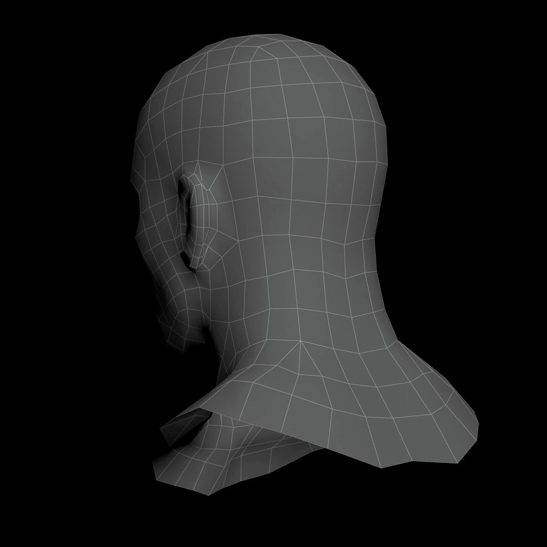 3ds Max Human Head
