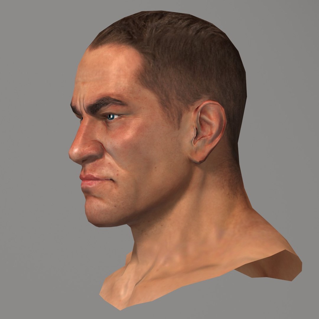 3ds Max Human Head