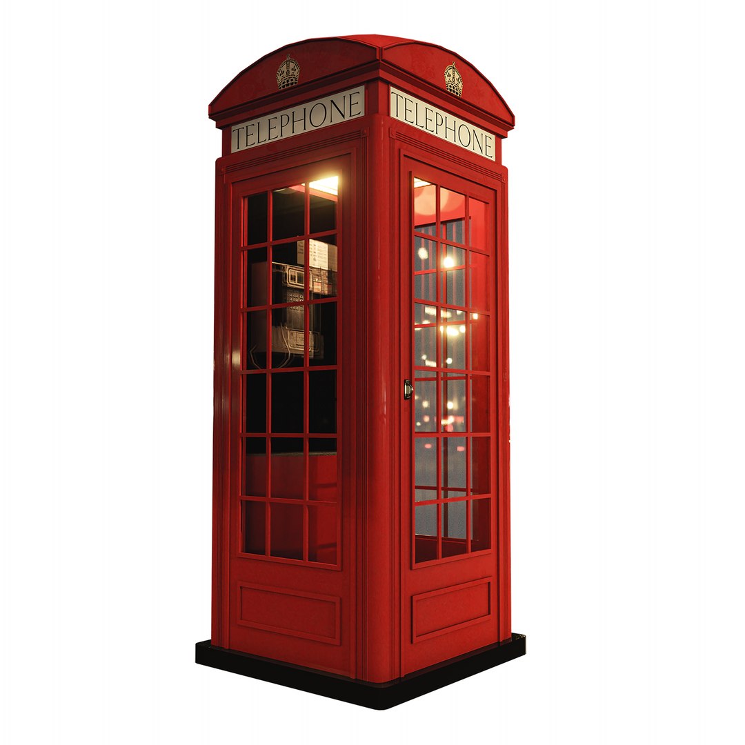 London Telephone K2 3D Model - TurboSquid 1576678