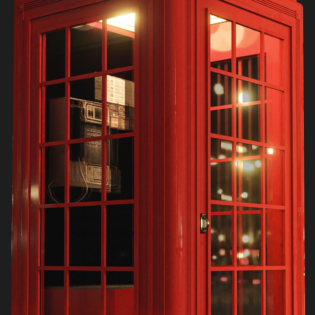 London Telephone K2 3D Model - TurboSquid 1576678