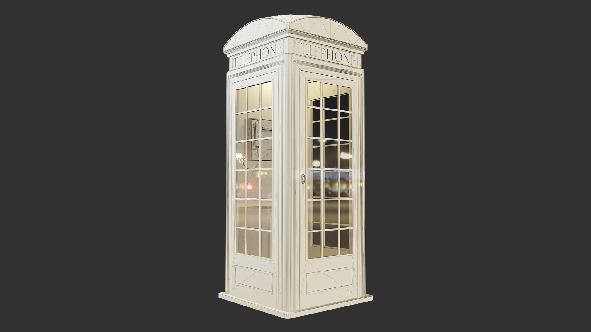 London Telephone K2 3D Model - TurboSquid 1576678