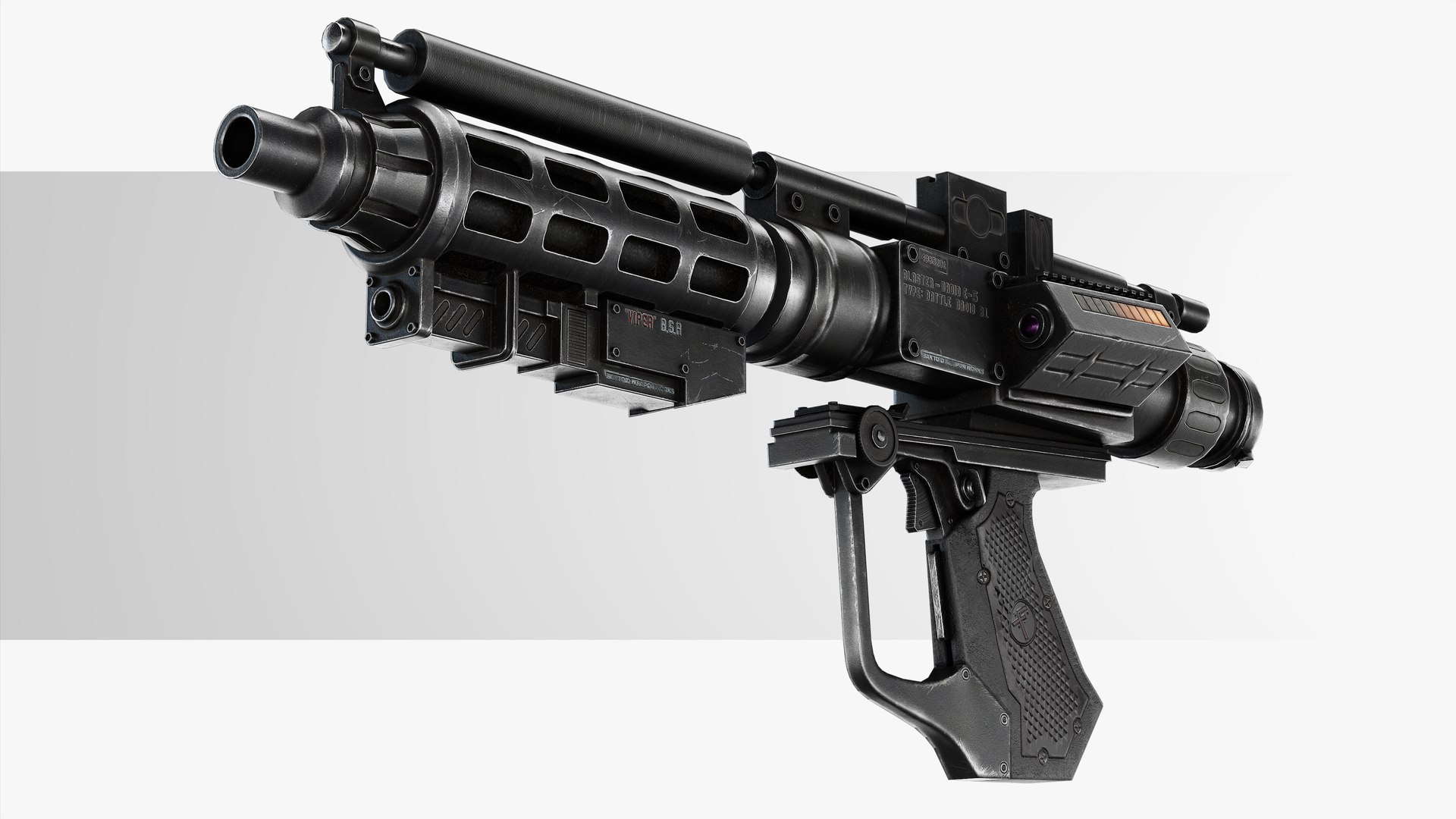 E-5 Star Wars Droid Blaster Rifle 3D Model - TurboSquid 2283453