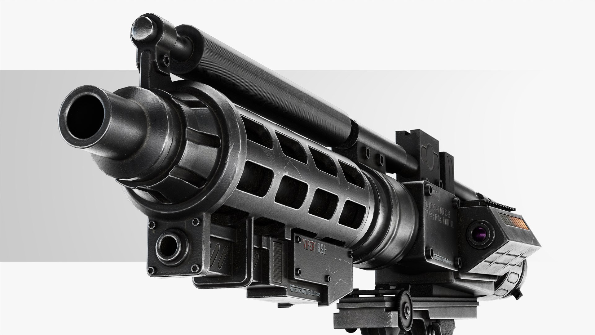 E-5 Star Wars Droid Blaster Rifle 3D Model - TurboSquid 2283453