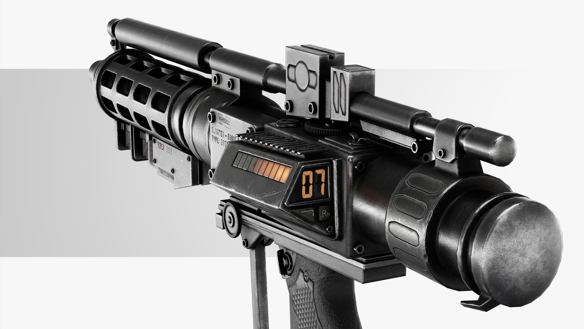 E-5 Star Wars Droid Blaster Rifle 3D Model - TurboSquid 2283453
