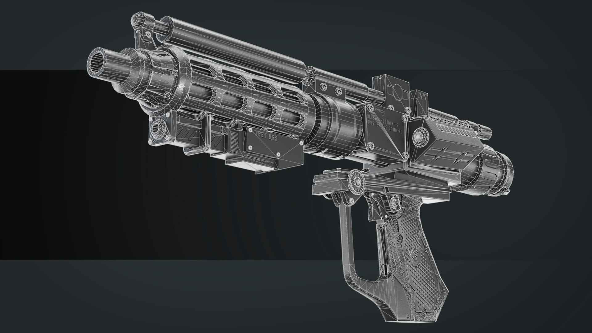 E-5 Star Wars Droid Blaster Rifle 3D Model - TurboSquid 2283453