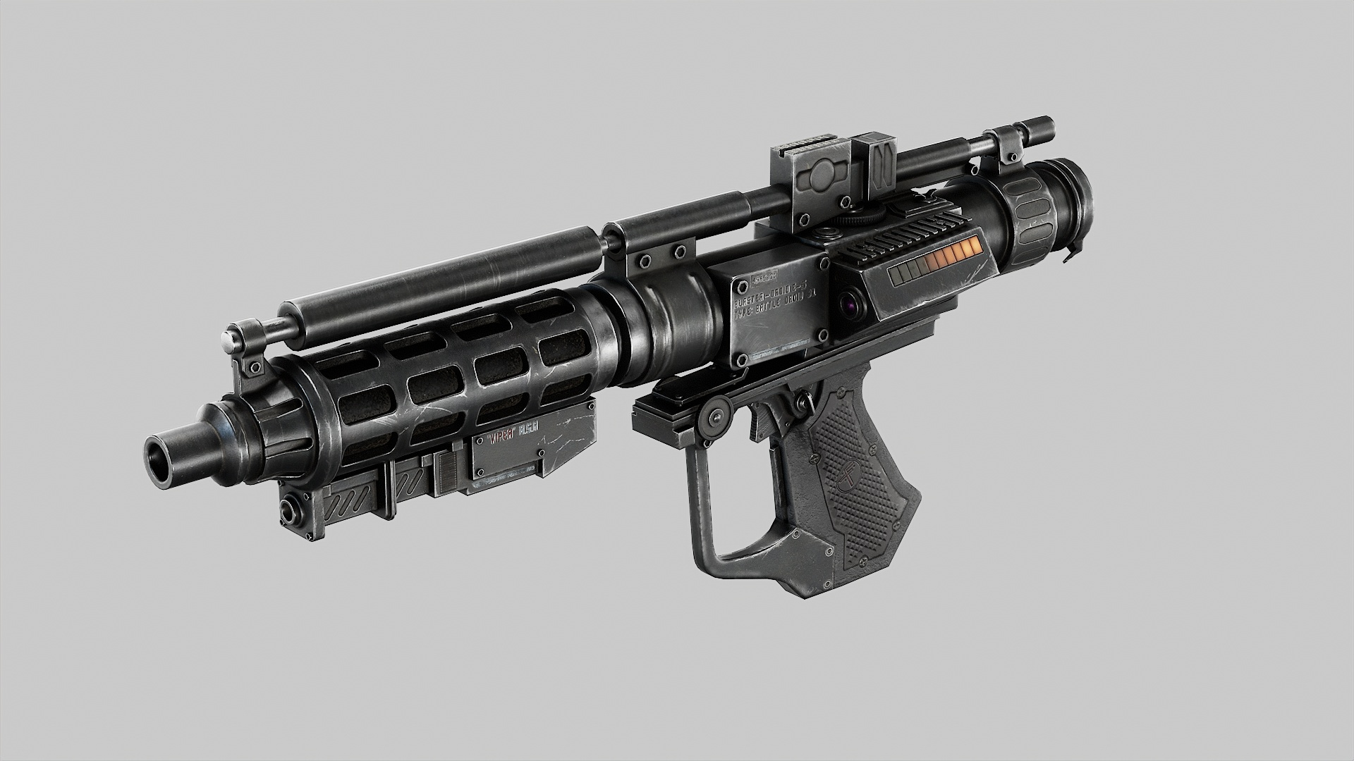 E-5 Star Wars Droid Blaster Rifle 3D Model - TurboSquid 2283453