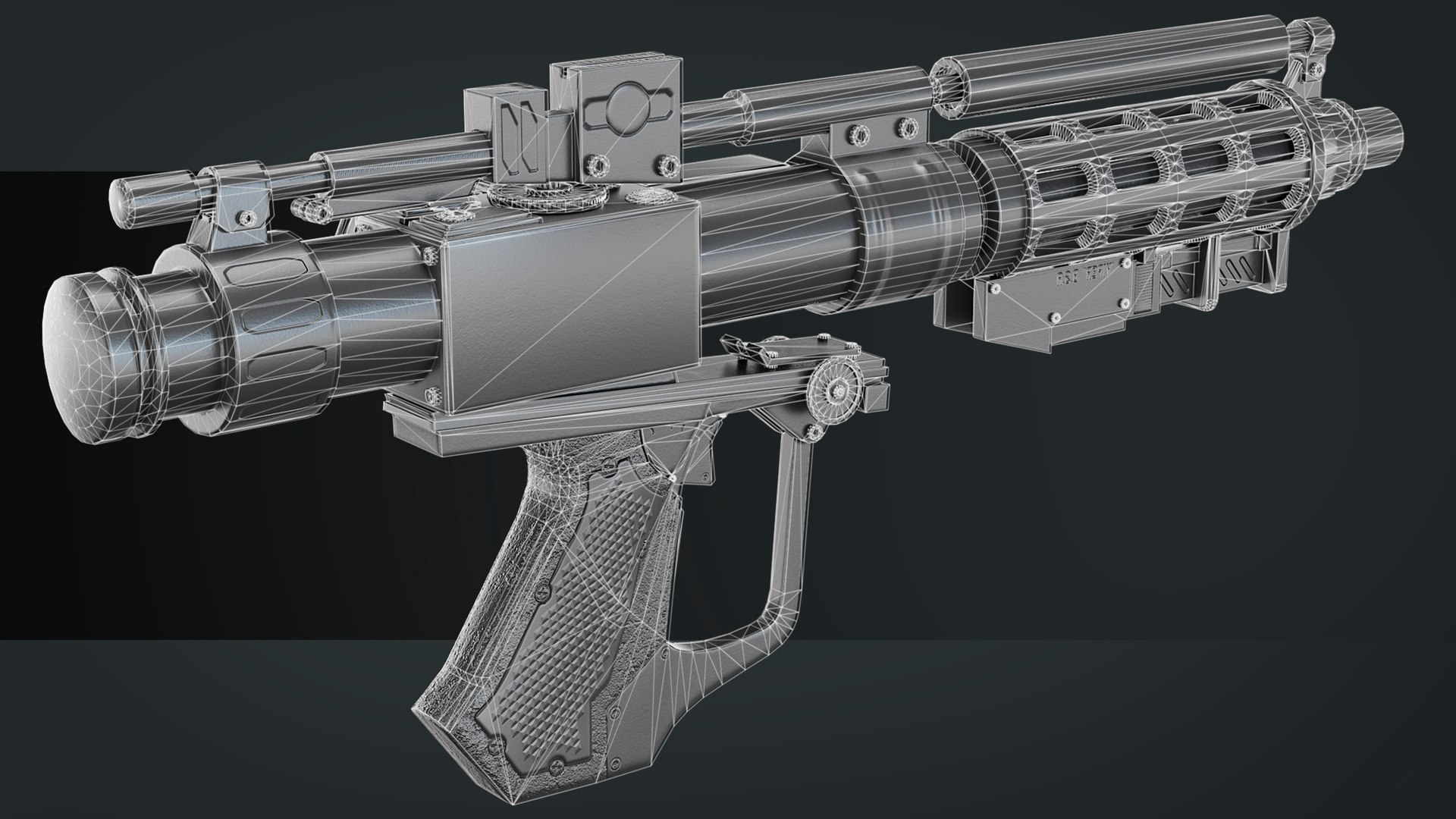 E-5 Star Wars Droid Blaster Rifle 3D Model - TurboSquid 2283453