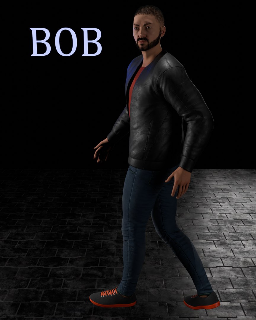 3D Realistic Character BOB 3D Model - TurboSquid 2254680