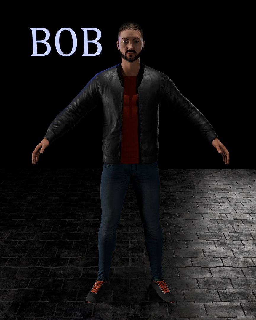 3D Realistic Character BOB 3D Model - TurboSquid 2254680