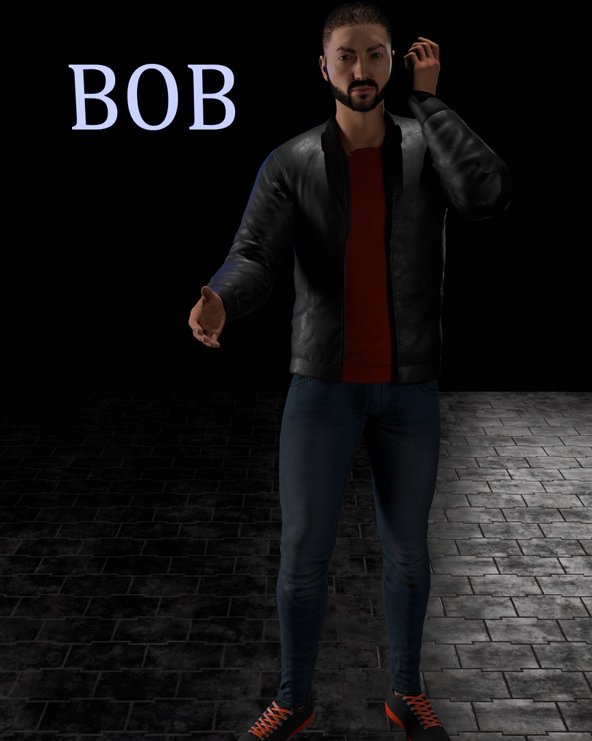 3D Realistic Character BOB 3D Model - TurboSquid 2254680