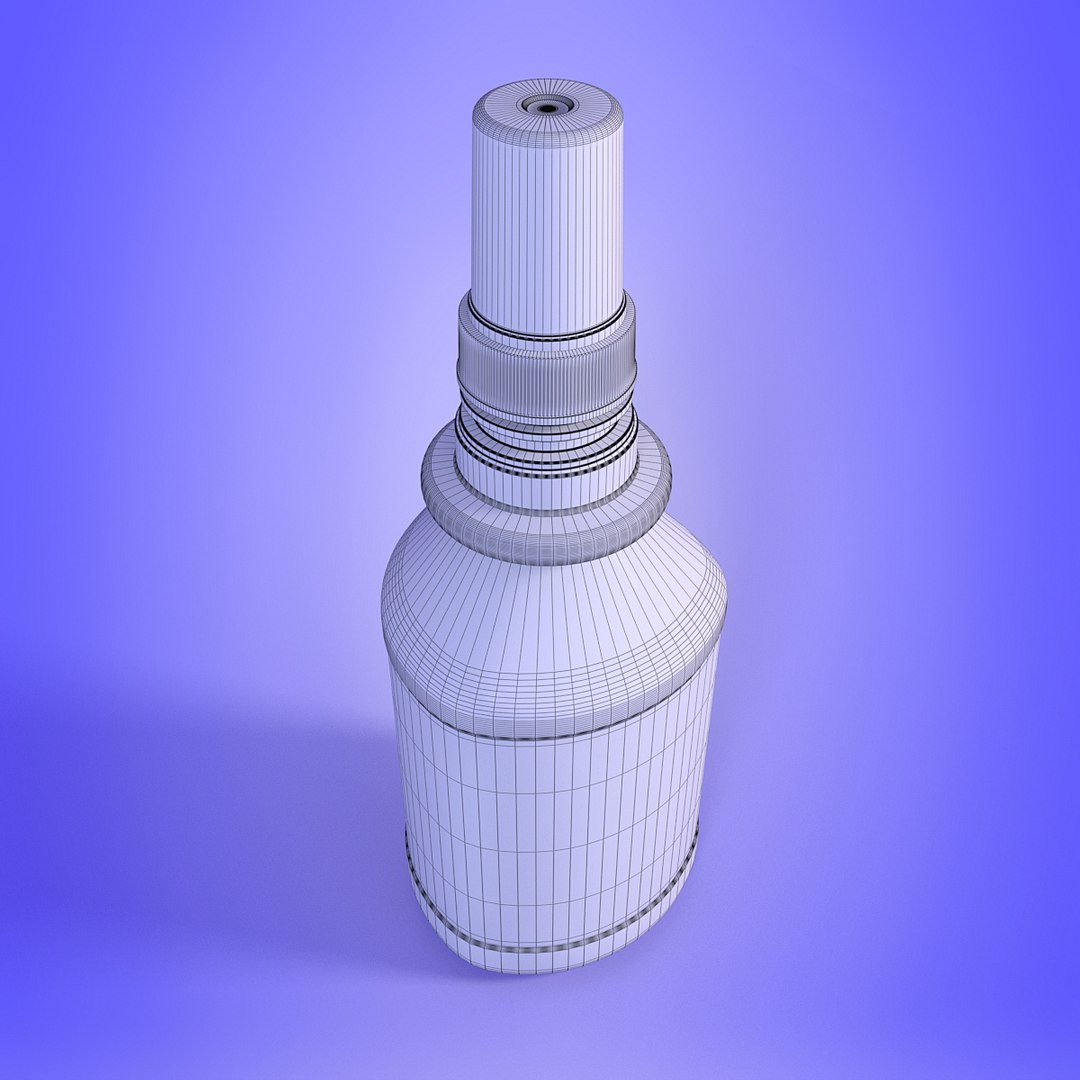 3D Orasept Spray Medicine Bottle - TurboSquid 1323608